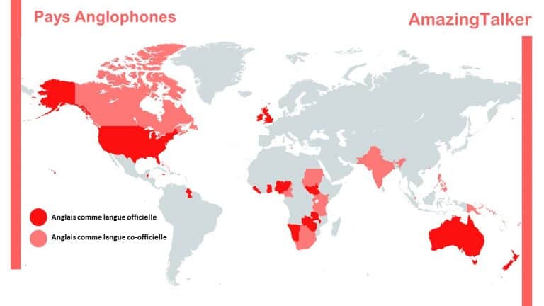Liste détaillée des pays anglophones (PDF) | AmazingTalker®