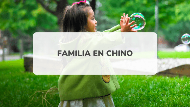 Familia en chino: vocabulario del árbol genealógico
